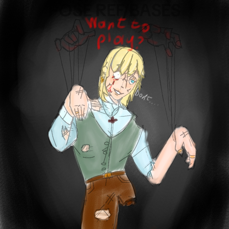 Edgar the painted puppet - ibisPaint