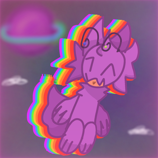 specimen violet alien planet cat - ibisPaint