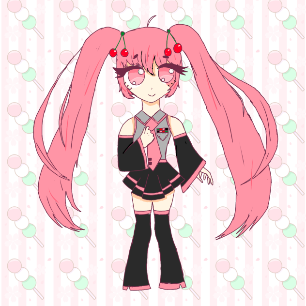 Pink miko - ibisPaint