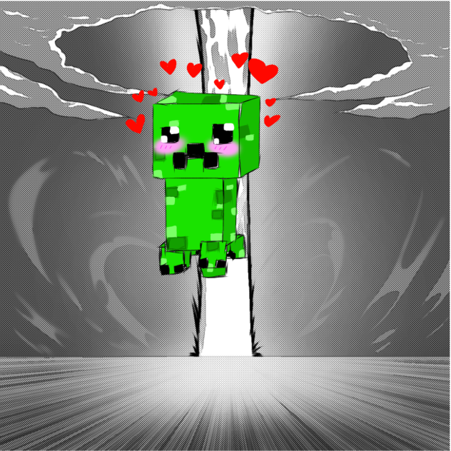 Cute Creeper. - ibisPaint