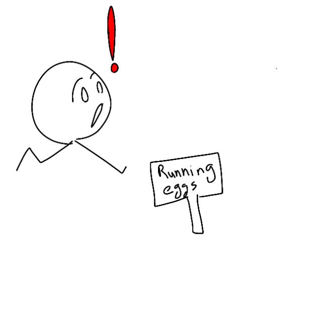 Running Egg - ibisPaint