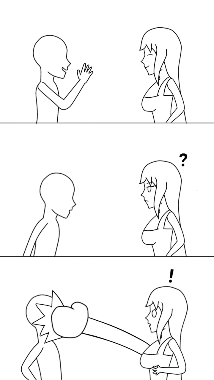 don't stare at em too long! - ibisPaint