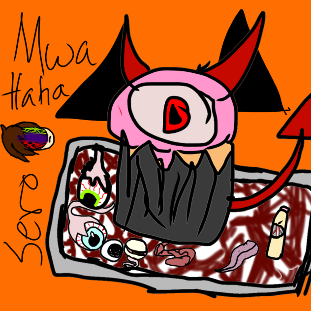 Devil cupcake - ibisPaint