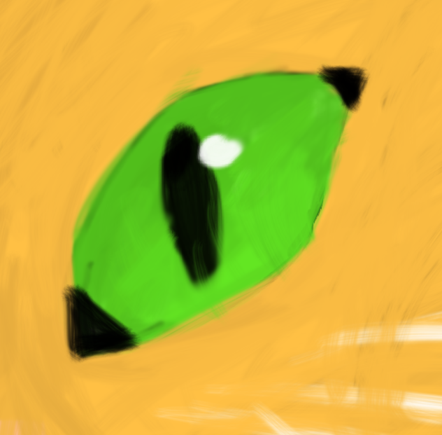 Tiger (or cat) eye - ibisPaint