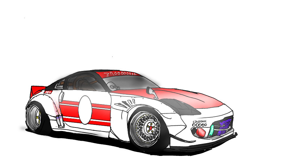 rocket bunny v2 350z ps13 - ibisPaint
