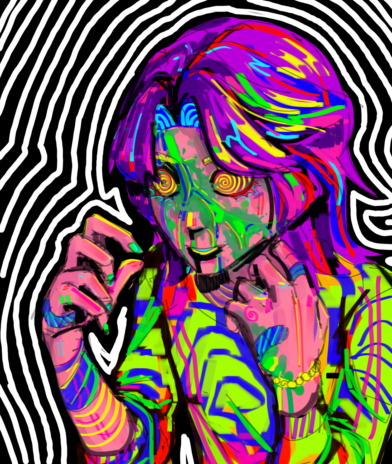 Trippy hyperpop - ibisPaint