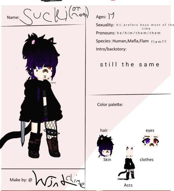 oc for taushis Assassin gacha form - ibisPaint