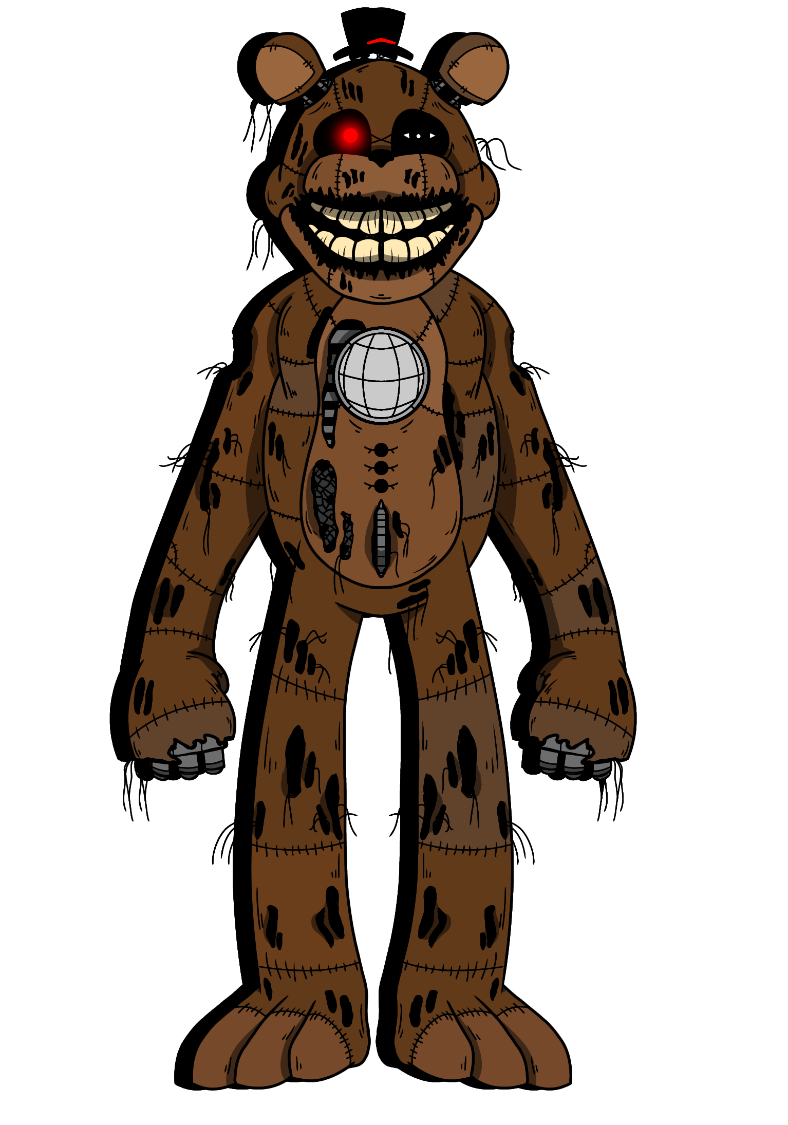 Stylized Withered Freddy - ibisPaint