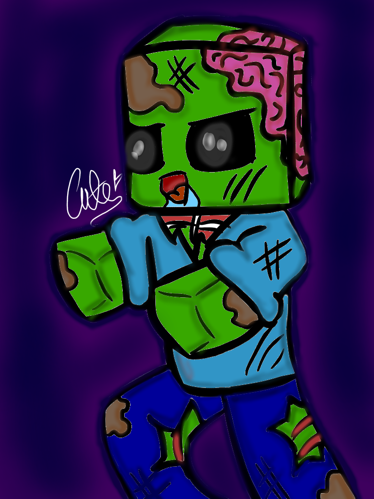 Minecraft Zombie - ibisPaint