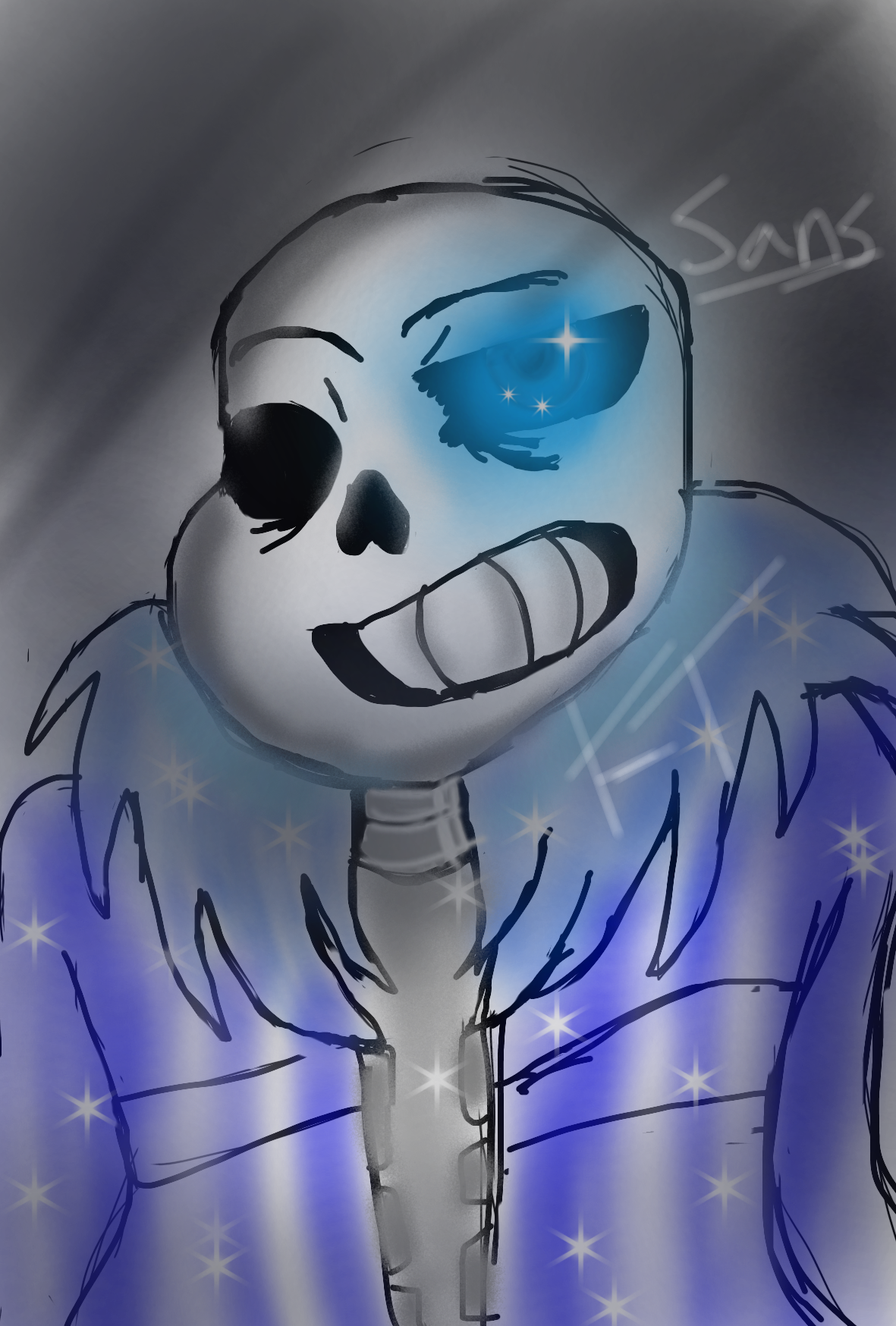 sans the skeleton(undertale) - ibisPaint