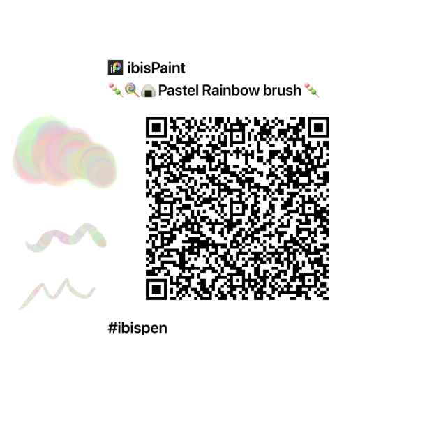 🍡🍭🍙Pastel Rainbow brush🍡 - ibisPaint