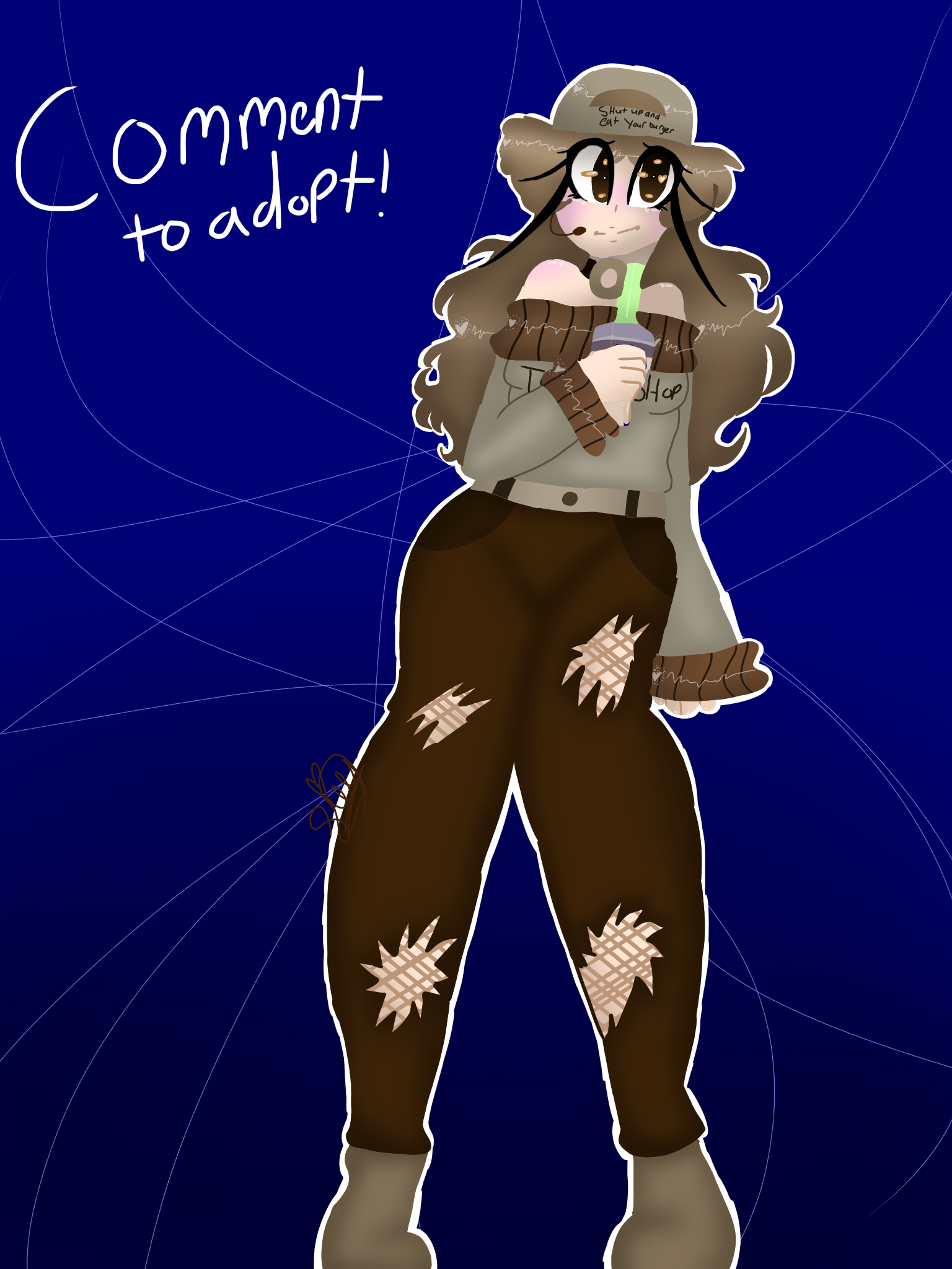 adoptable for insta only! uwu - ibisPaint