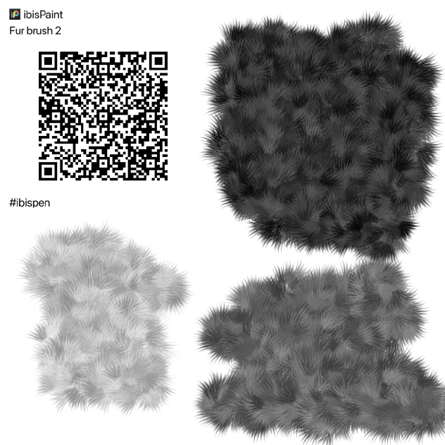 Fur brush 2🐻💕 - ibisPaint