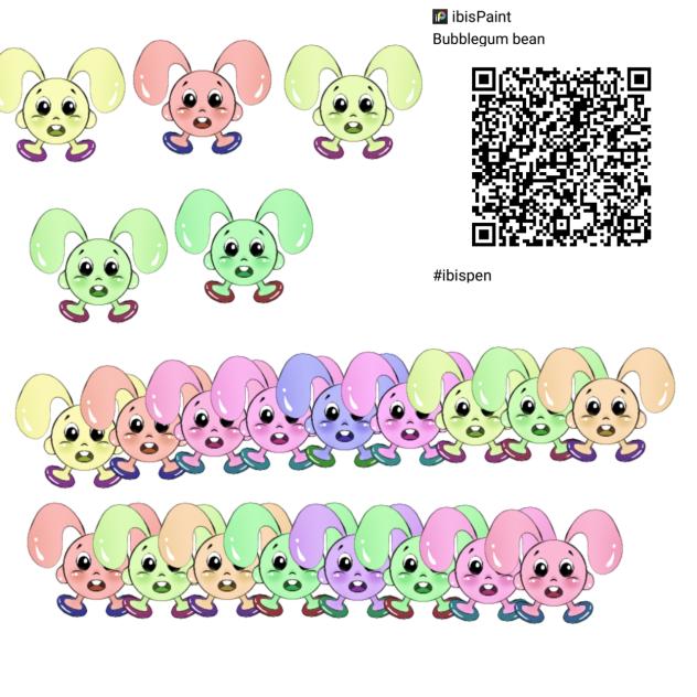 Bubblegum bean - ibisPaint