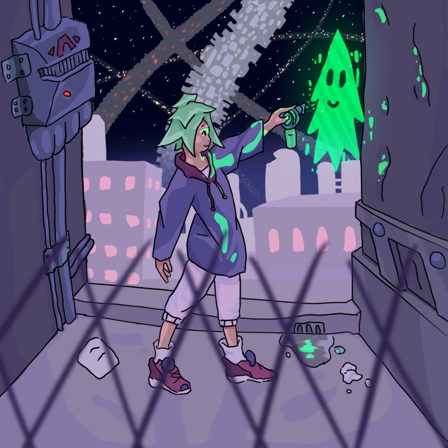 Sci fi graffiti - ibisPaint
