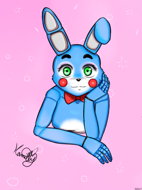 FANart - toy bonnie - FNAF 2 - ibisPaint