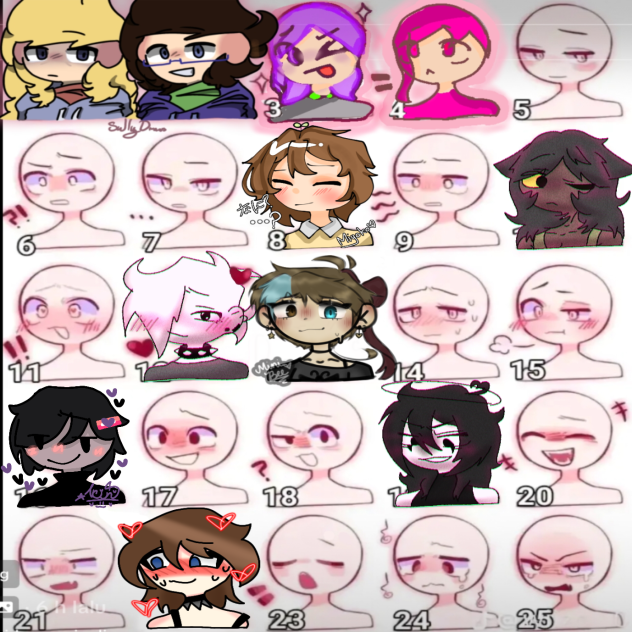 Expression Collab } •☆~ - ibisPaint