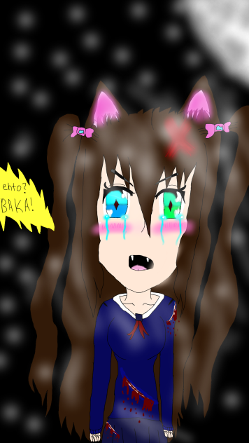 scratched Neko - ibisPaint