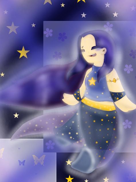 Galaxy Goddess repost 2 - ibisPaint