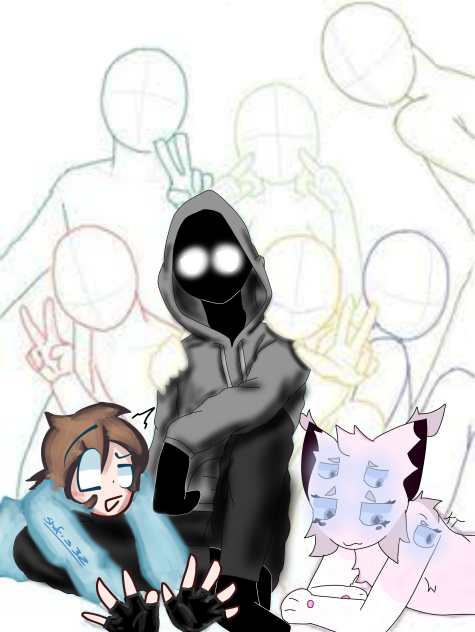 Laying down Collab - ibisPaint