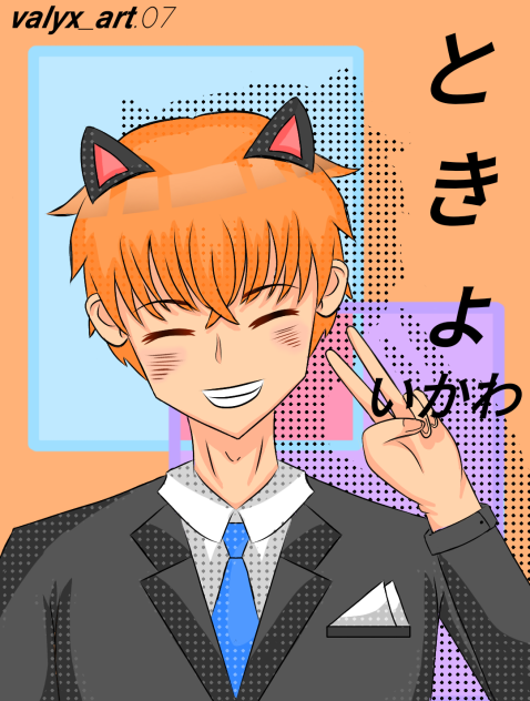 my oc with cat ear - ibisPaint