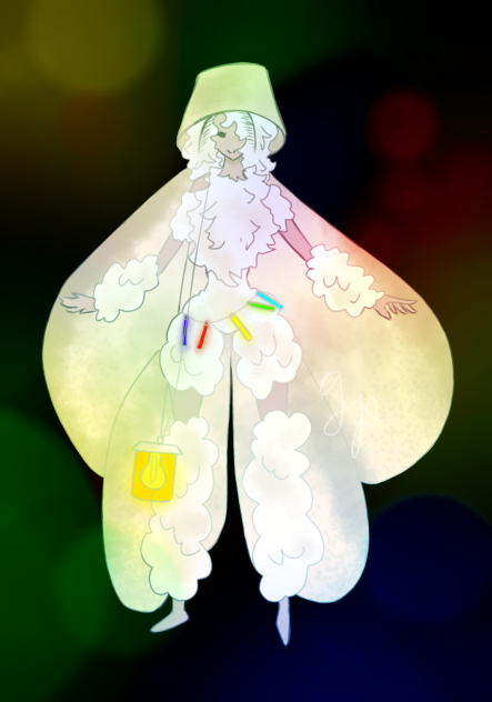 A cute moth - ibisPaint