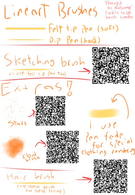 Brushes i use (updated) - ibisPaint