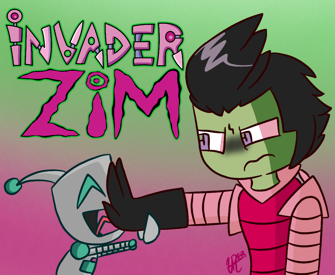 Invader Zim in my art style - ibisPaint