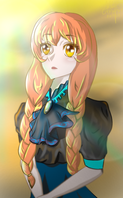 Orange Spotlight - ibisPaint