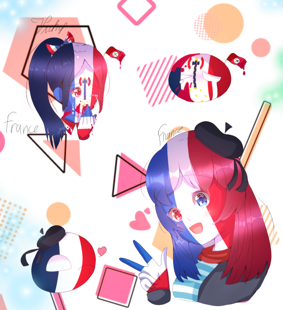 France and Vichy France - ibisPaint