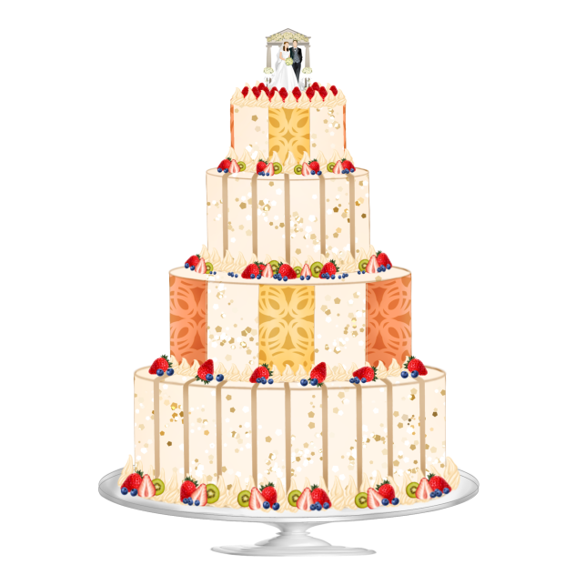 Wedding cake entry - ibisPaint