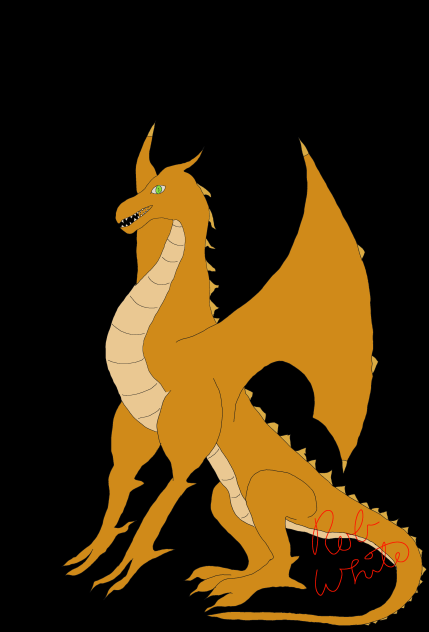 Sitting Dragon - ibisPaint