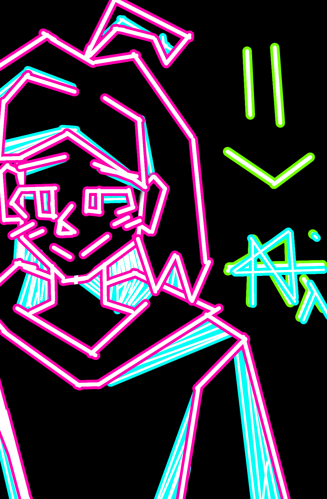 Neon Ruler - ibisPaint