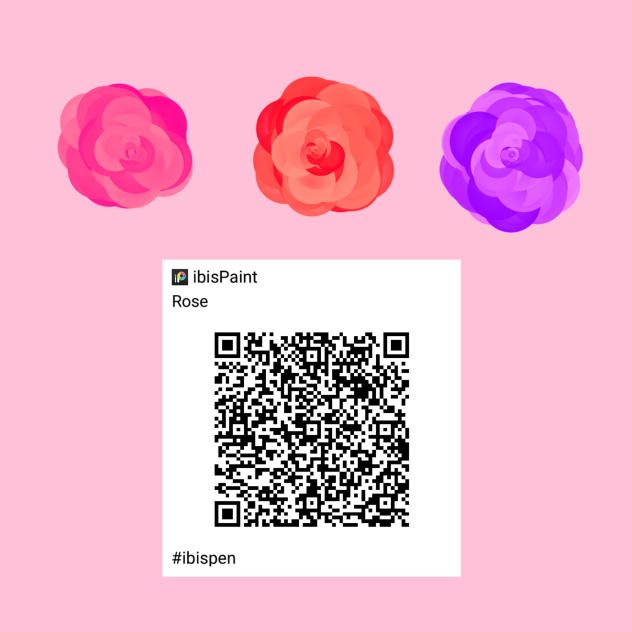 Rose brush - ibisPaint