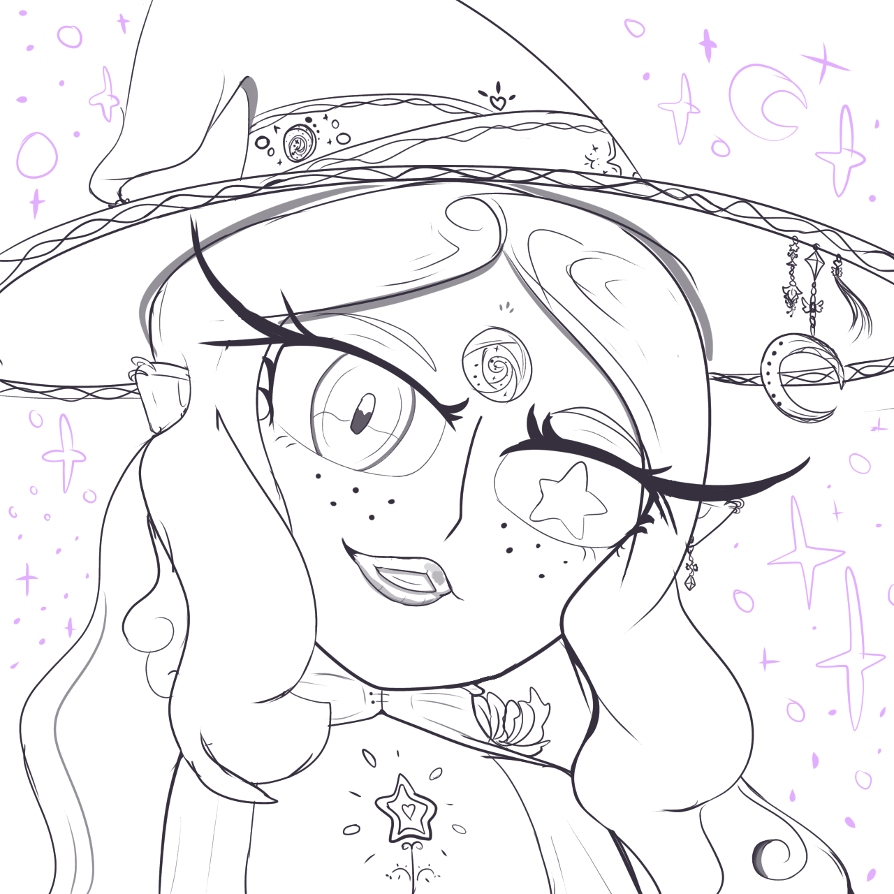 (Outline) Lady Lydia (Oc) - ibisPaint