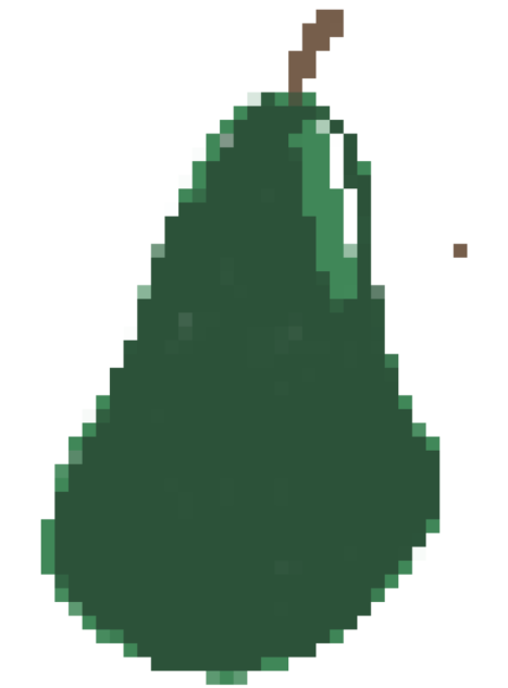 pixelated pear! - ibisPaint