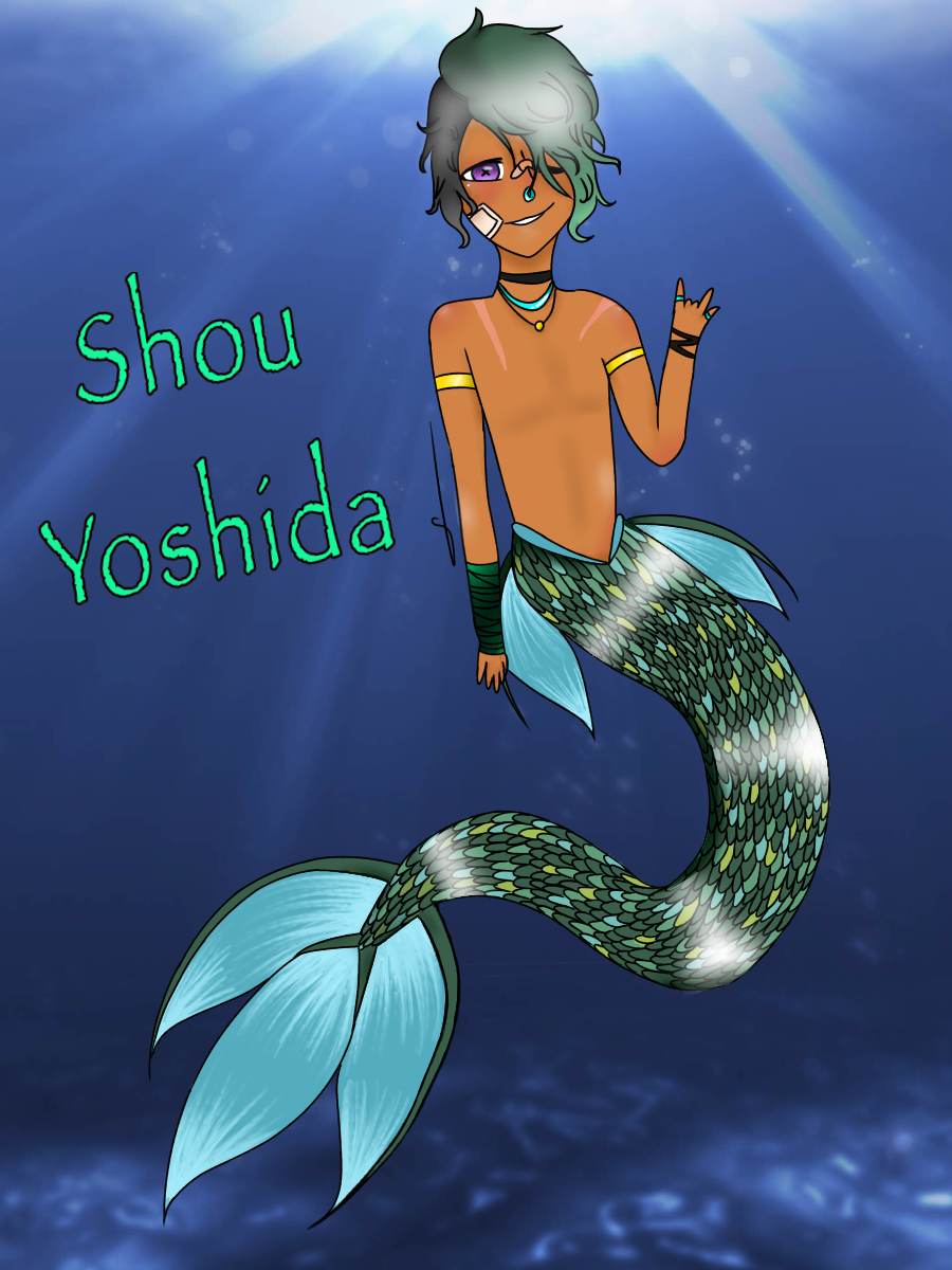 Shou Yoshida (merman) - ibisPaint
