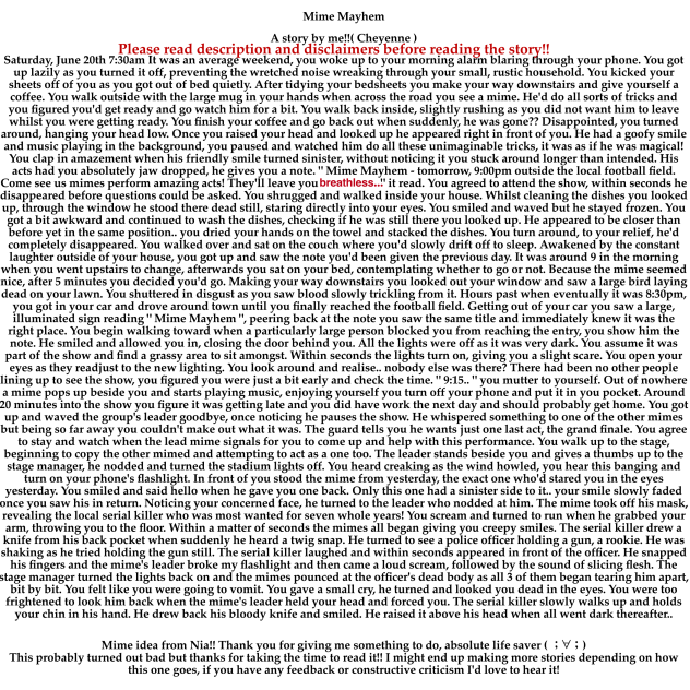 Mime Mayhem - ibisPaint