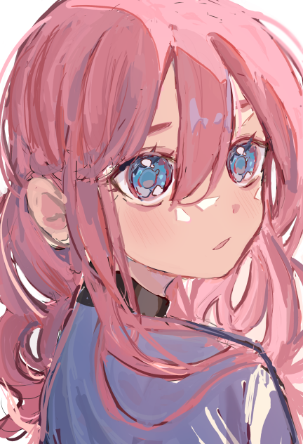 pink hair - ibisPaint