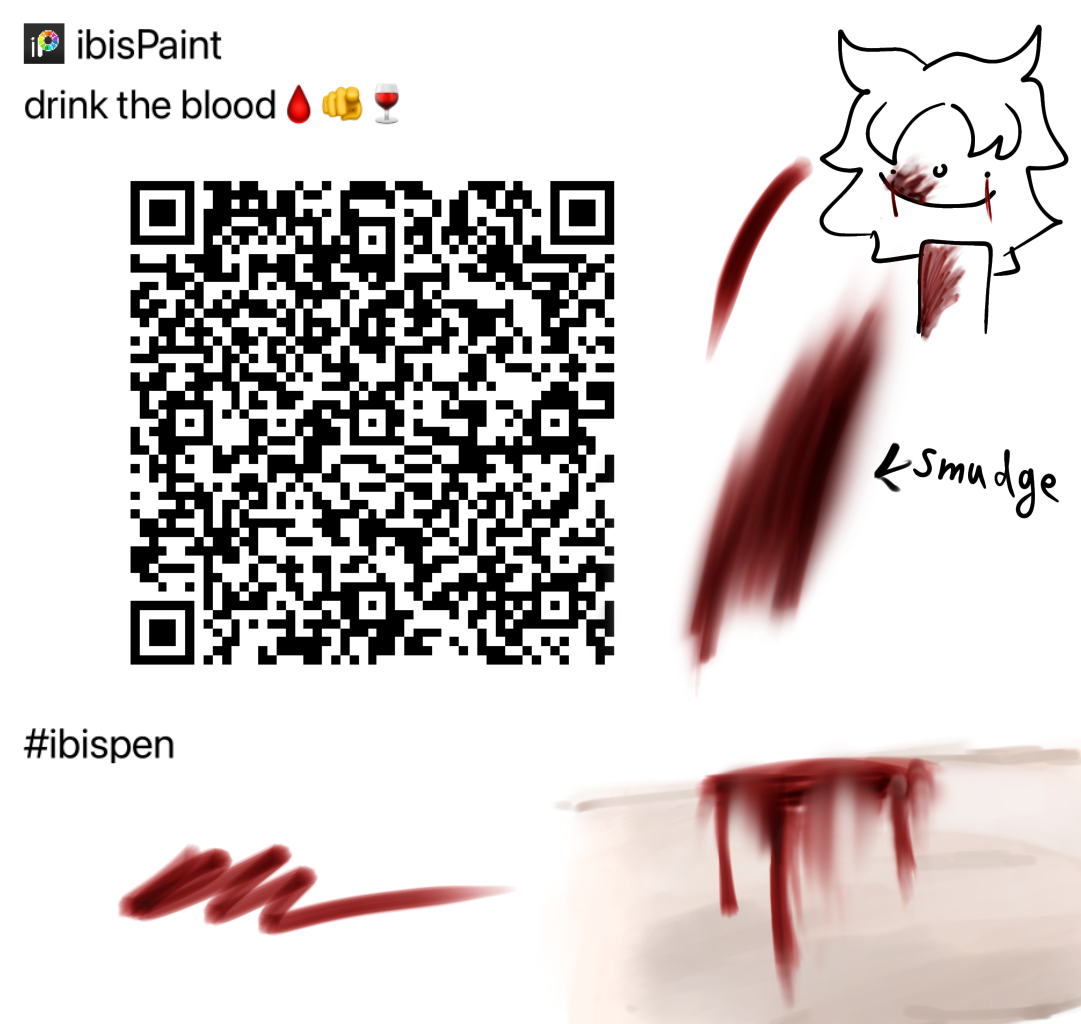 Drink the blood 🩸🫵🍷 - ibisPaint
