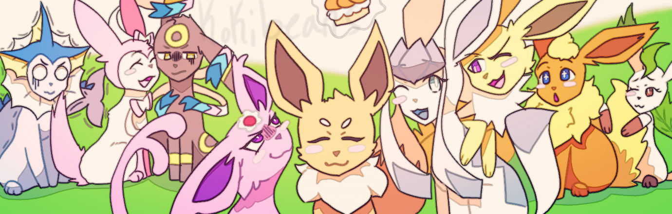 The EEVEELUTIONS! - ibisPaint