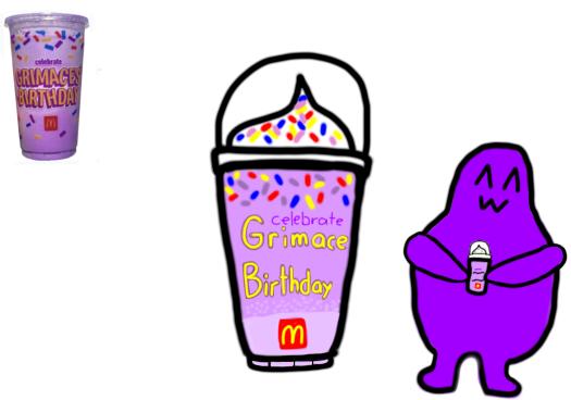 Grimace shake - ibisPaint