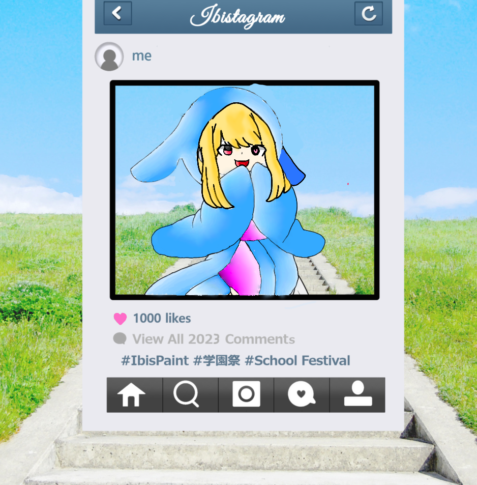 eu tirando self kkkkkk - ibisPaint