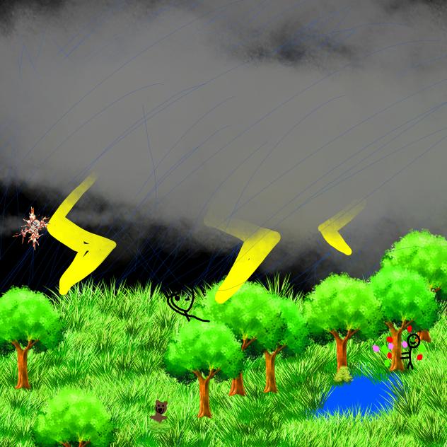 Thunderstorm - ibisPaint