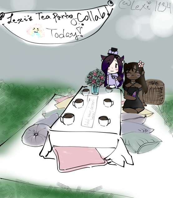 tea party collab with lexi 1234 - ibisPaint