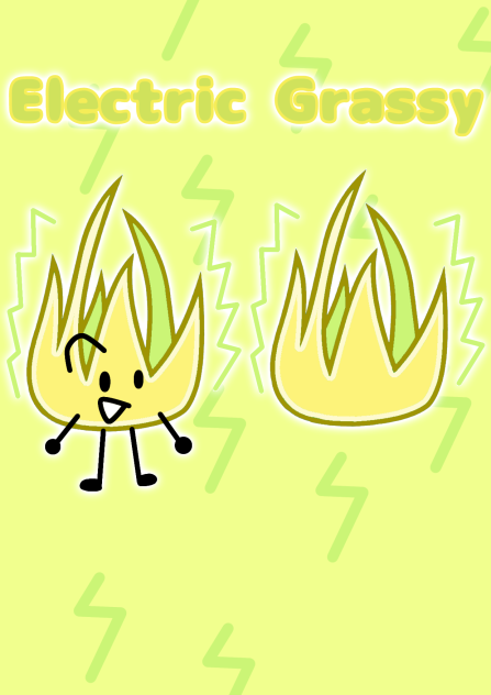 Bfdi Fusion #3 (Lightning and Grassy) - ibisPaint
