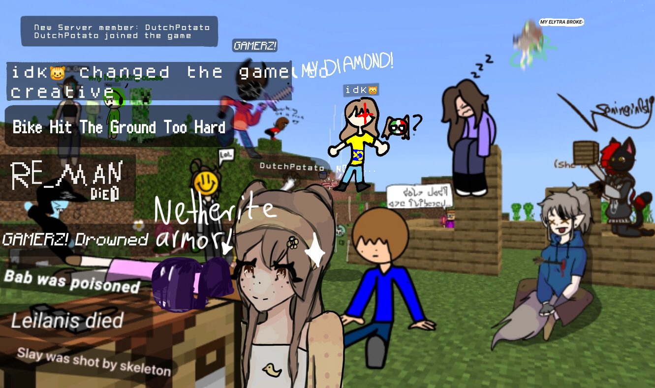 Minecraft collab 😇 - ibisPaint