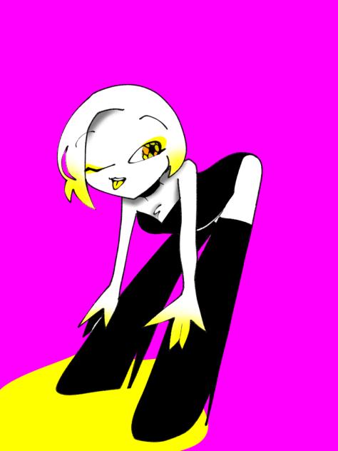 Fluffy queen bee - ibisPaint