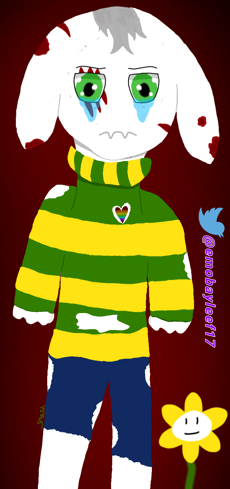 Asriel Dreemurr Undertale - ibisPaint