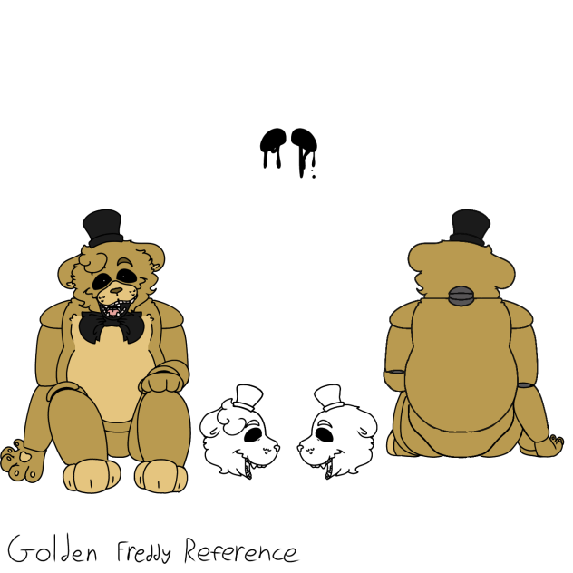 Golden Freddy Reference - ibisPaint